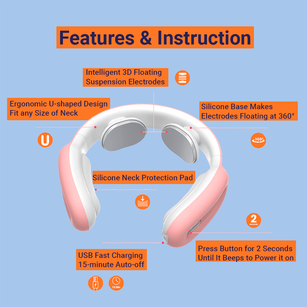 SMART NECK MASSAGER – SMARTRELAX PRO™ neck massager strengthen blood ...
